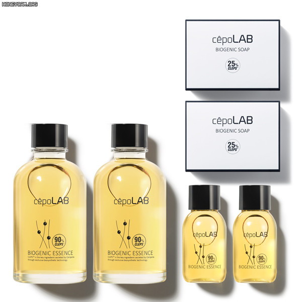 [lotteimall] [세포랩] 바이오제닉 에센스 90퍼센트 스페셜 패키지(155ml 2개 + 30ml 2개 + 솝 100g 2개) null | 홈쇼핑모아