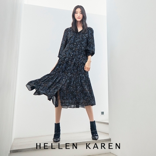 [헬렌카렌] 22fw 플로럴 티어드 원피스 2종