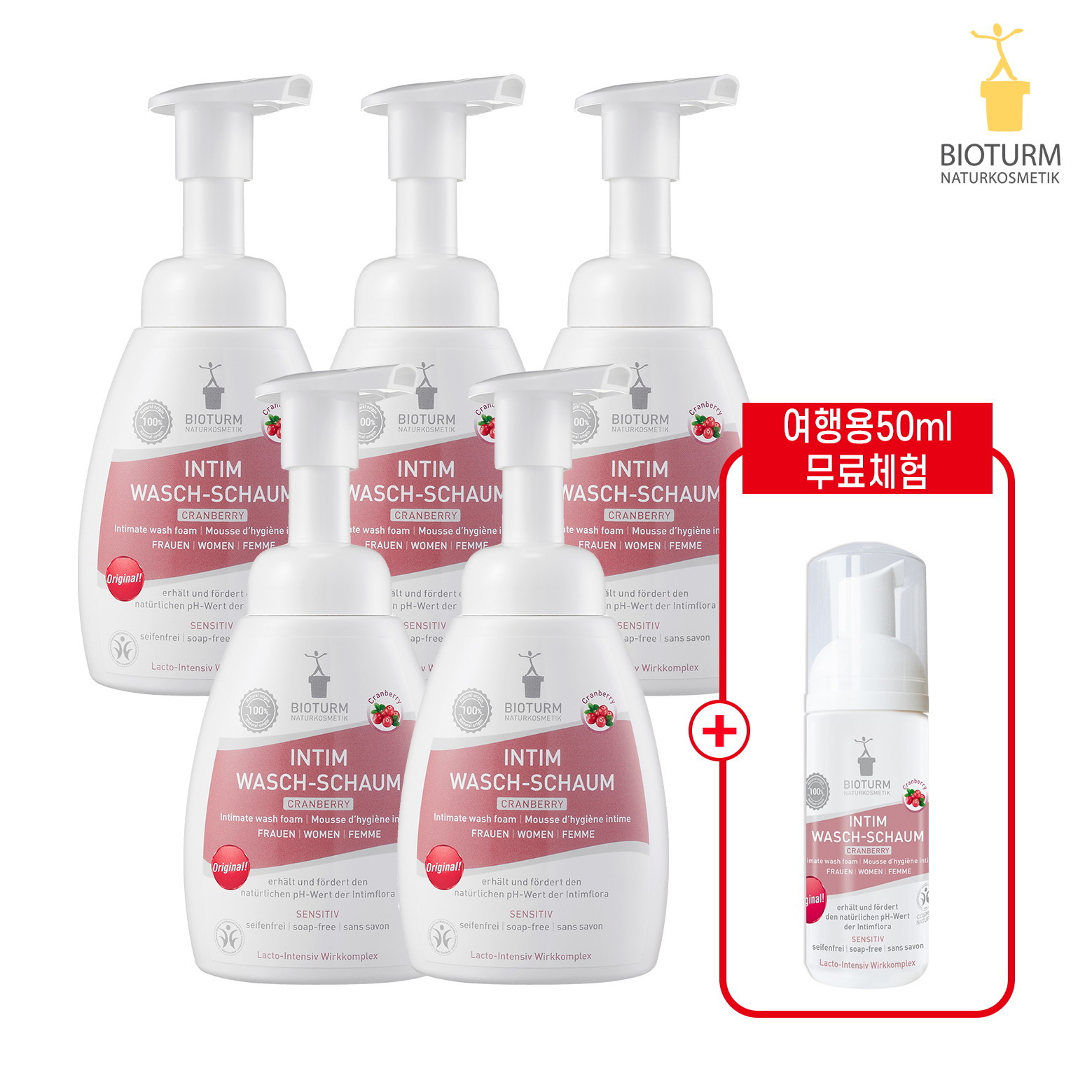 [lotteimall] ★최유라쇼★ 비오투름 여성청결제 인팀워시 폼 250ml*5개+(무료체험)여행용 폼 50ml*1개 null | 홈쇼핑모아