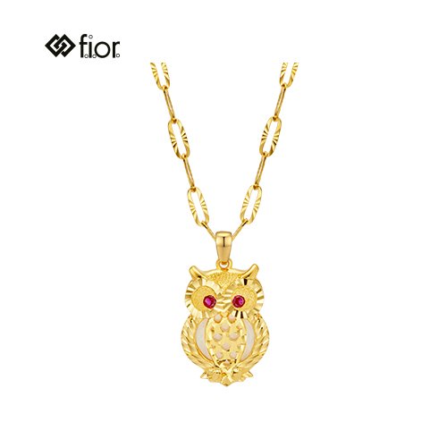 [hnsmall] [피오르] 24K 순금 클립 부엉이 목걸이 18.75g null | 홈쇼핑모아