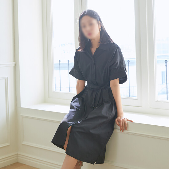 [hmall] [론칭가 99000원] 라씨엔토 코튼 블렌디드 스모킹 셔츠 원피스 null | 홈쇼핑모아