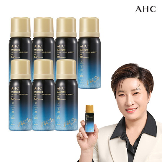 [lotteimall] [VIP구성]AHC 마스터즈 크림 투 선 샤벳트(본품 7개) null | 홈쇼핑모아