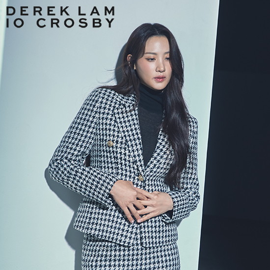 데렉램 10 크로스비 23FW NEWYORK 하운드투스 트위드 자켓