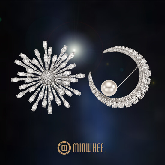 [hmall] 민휘(MINWHEE) 해와달 브로치 세트(2종) null | 홈쇼핑모아