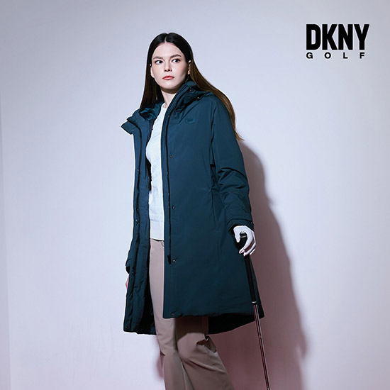 [DKNY GOLF] 23FW 인퀼티드 구스다운 여성