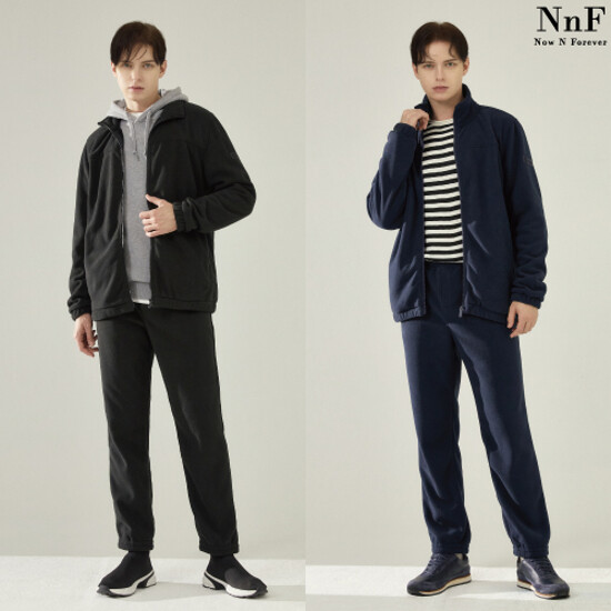 [hmall] [Now n Forever] NnF 남성 23FW 플리스 집업 세트 2종 (집업 + 조거팬츠) 12429536 | 홈쇼핑모아