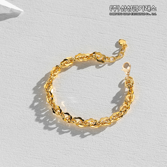 [cjmall] 24K 누아쥬 체인 팔찌 18.75g 13149022 | 홈쇼핑모아