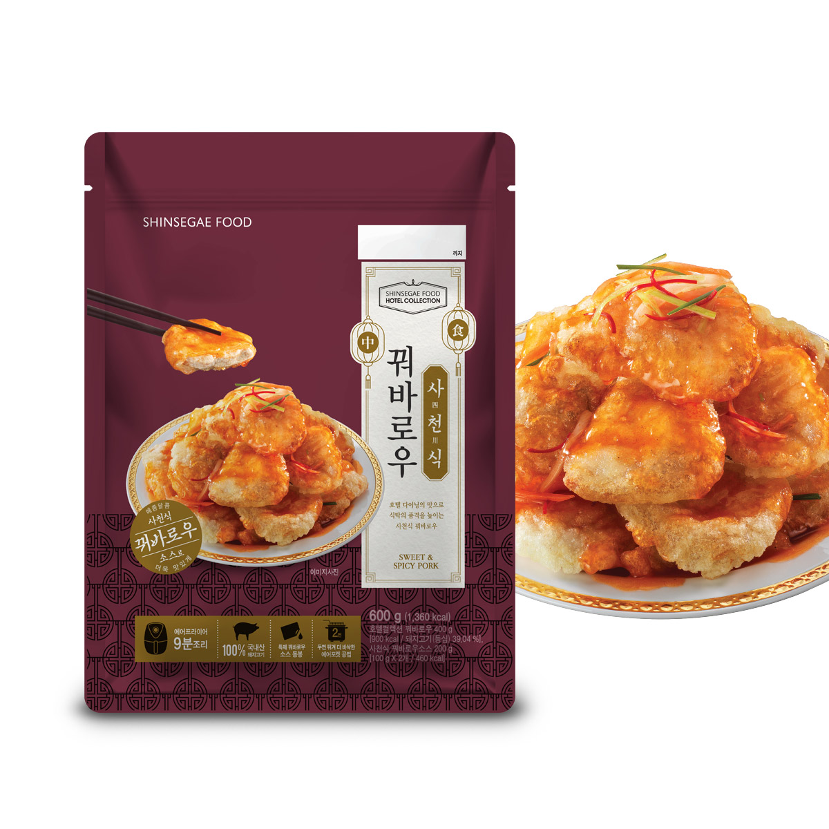 [cjmall] 신세계푸드 호텔컬렉션 사천식 꿔바로우 600g x 3팩 12813180 | 홈쇼핑모아