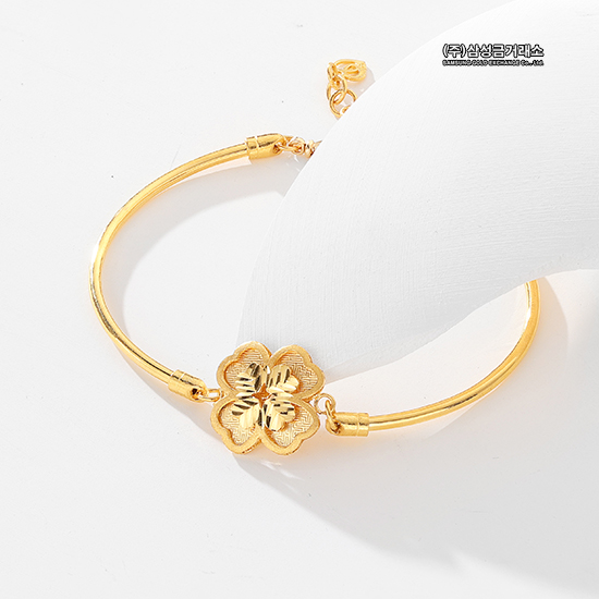 [cjmall] 24K 볼륨 클로버 팔찌 11.25g 13149001 | 홈쇼핑모아